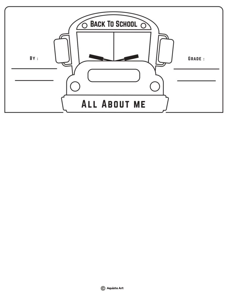 All About Me Flip Book : Back to School Activity For Open House - Made ...
