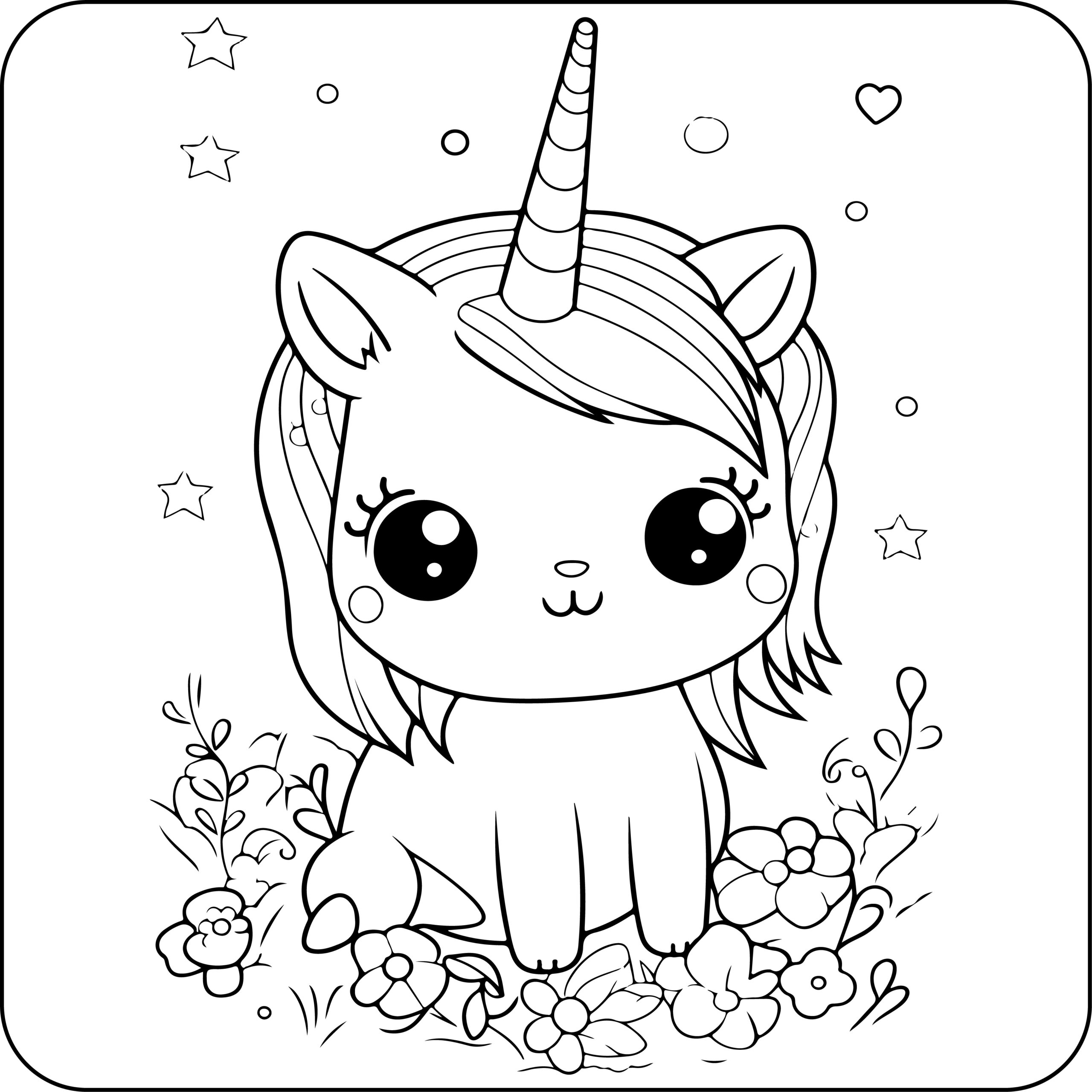 Unicorn Coloring Book, Coloring Pages for Kids | Made By Teachers