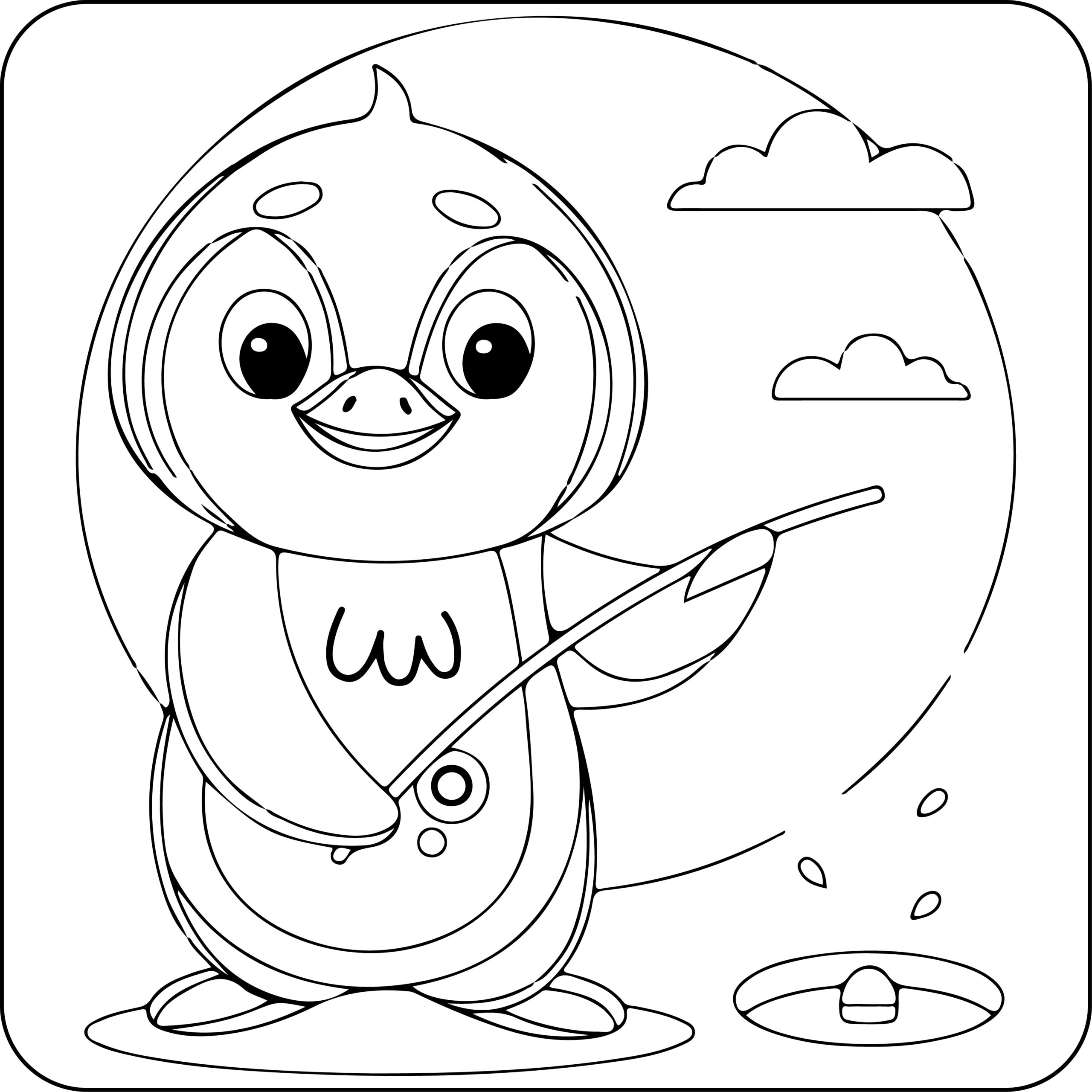 Winter Coloring Book: Simple and Easy Winter Coloring Book for Kids ...