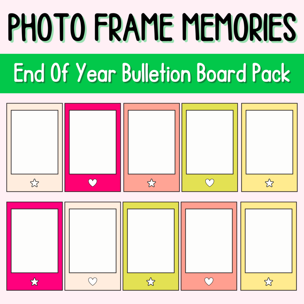 Editable Photo Frame Memories | Made By Teachers