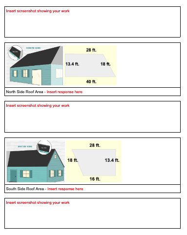 Complete Online Distance Learning 7th Math Area of Trapezoid 7.GM.2.1 ...