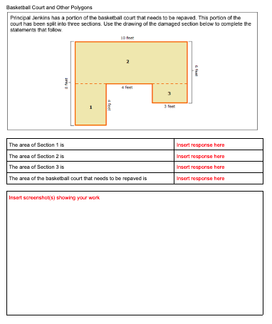 Complete Online Distance Learning 7th Math Area/Perimeter Composite ...