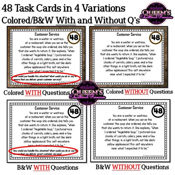 Customer Service Scenarios | Career Readiness Scenarios | Customer ...