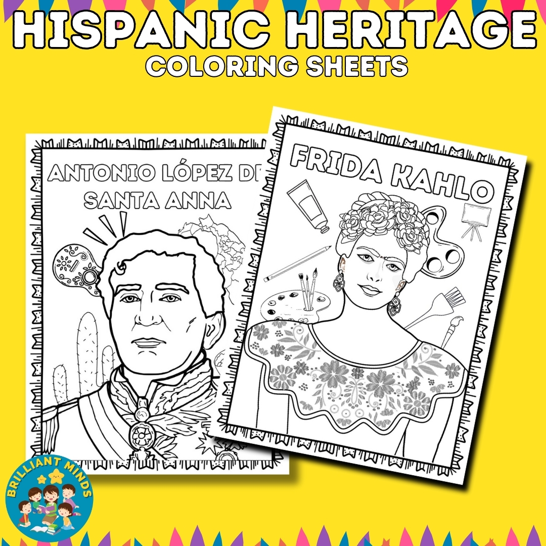 Hispanic Heritage Month Coloring Pages | Hispanic Heritage Month ...