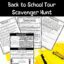 Back to School Tour Scavenger Hunt | Made By Teachers