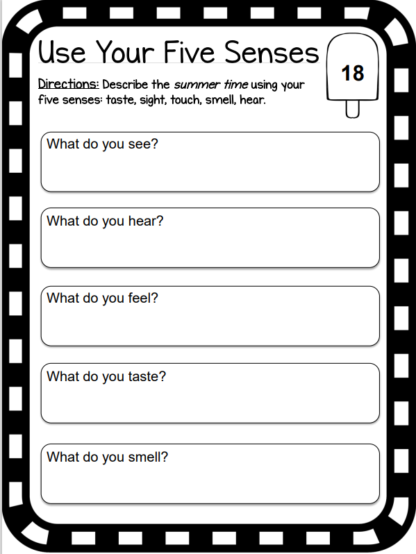 First Grade Summer Review Pack: 40 days of ELA and Math, Summer School ...