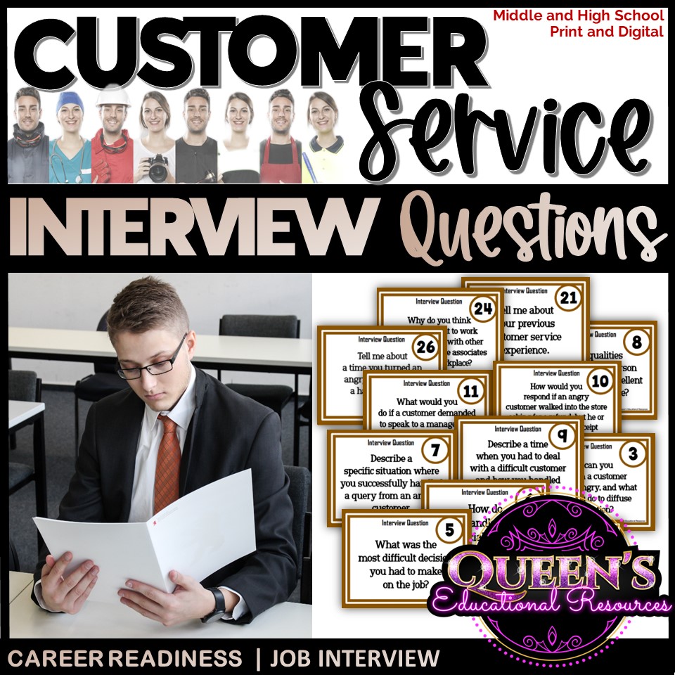 Career Readiness | Job Interview Questions | Customer Service Questions ...