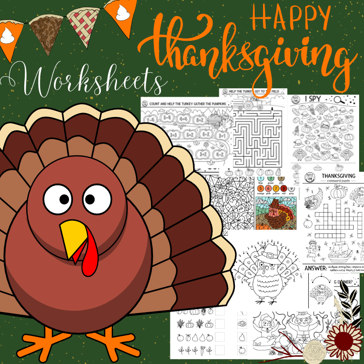 THANKSGIVING FUN Activity No Prep Worksheets Crosswords Word Search I ...