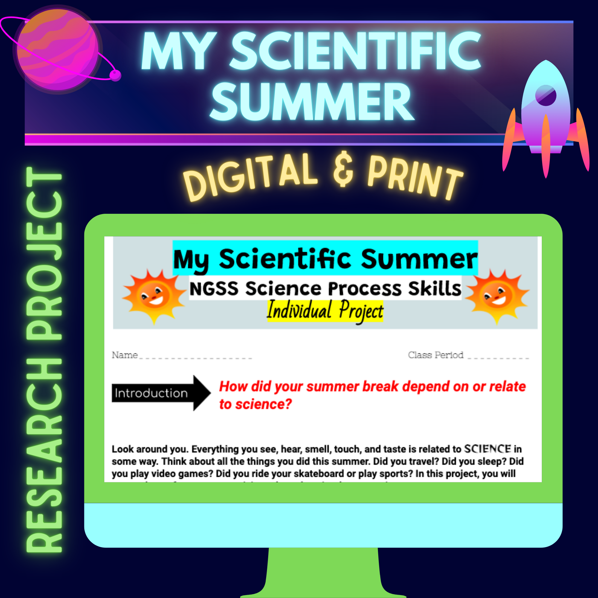 The Science of Summer & Sports Student Choice Science Research Project ...