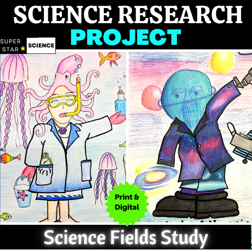 Middle School STEM Science Careers & Fields Research Project Get ...