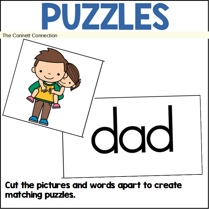 AD Word Family Word Wall Cards | Made By Teachers