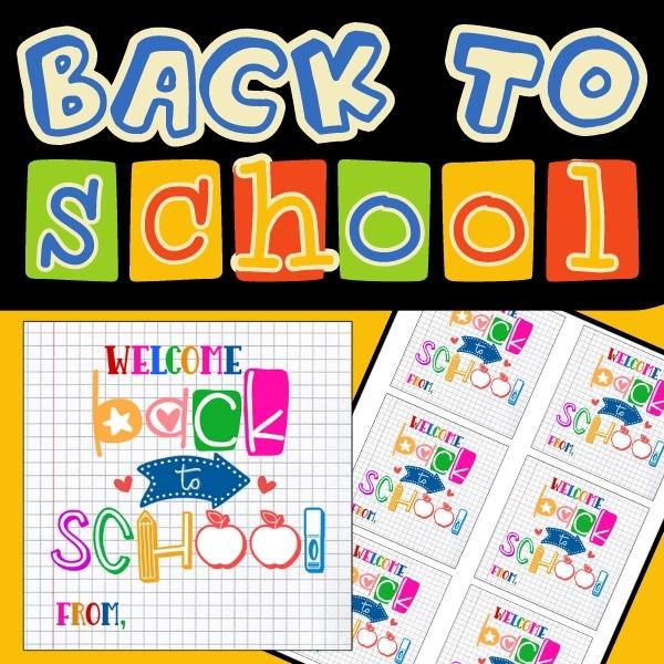 Welcome Back to School Gift Tag | Made By Teachers