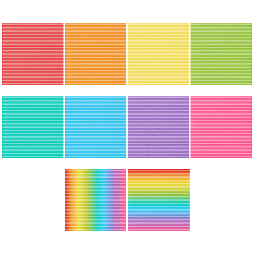 Rainbow Stripes Digital Papers - Commercial Use OK | Made By Teachers