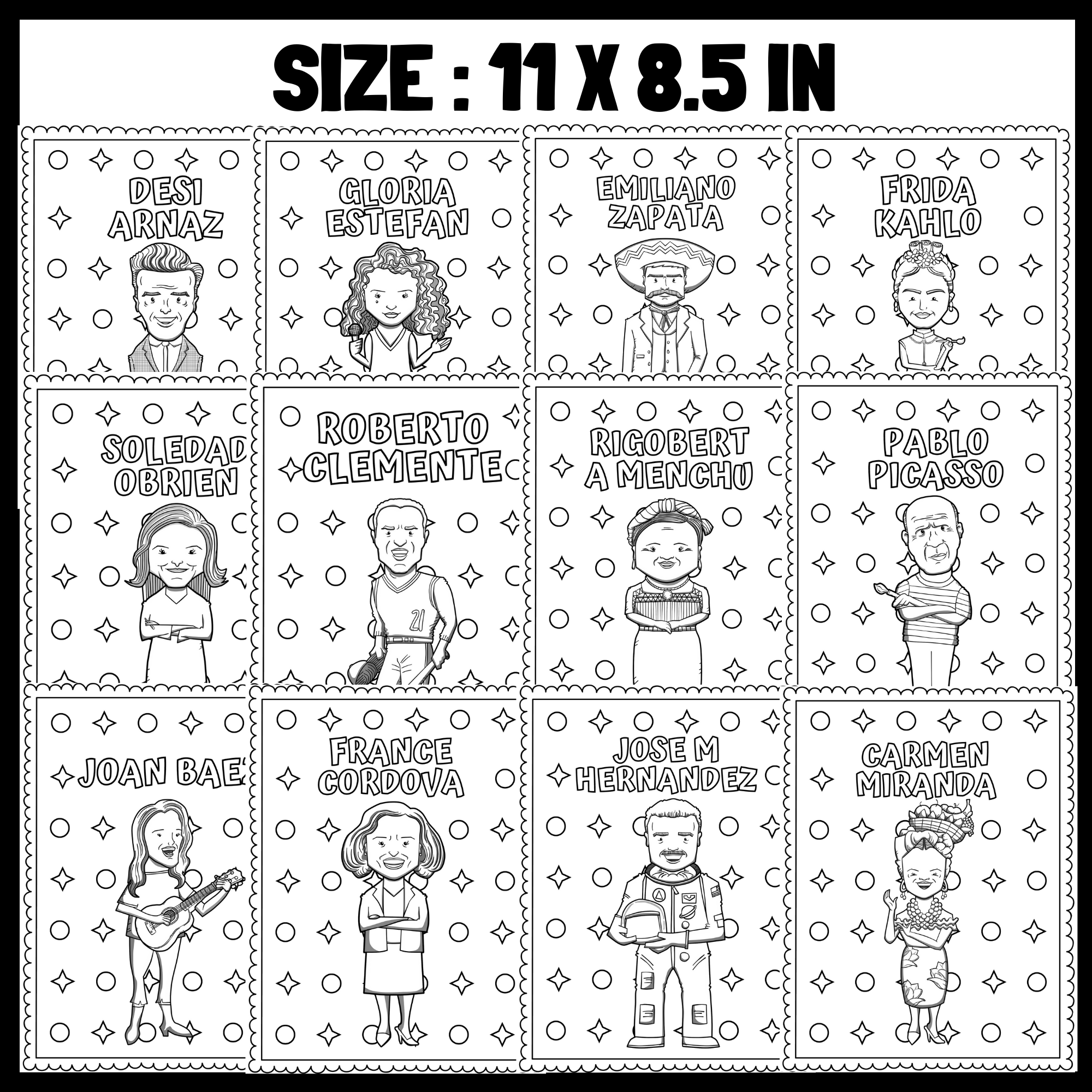 Hispanic heritage month coloring pages | Hispanic heritage month ...