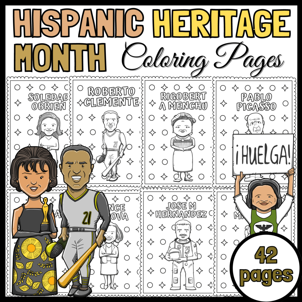 Hispanic heritage month coloring pages | Hispanic heritage month ...