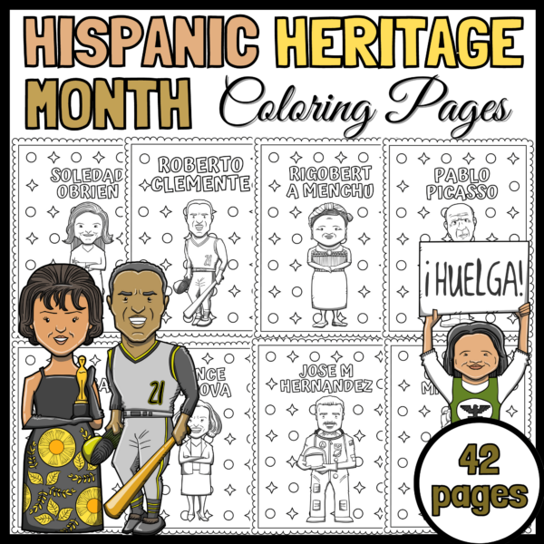 Hispanic heritage month coloring pages | Hispanic heritage month ...