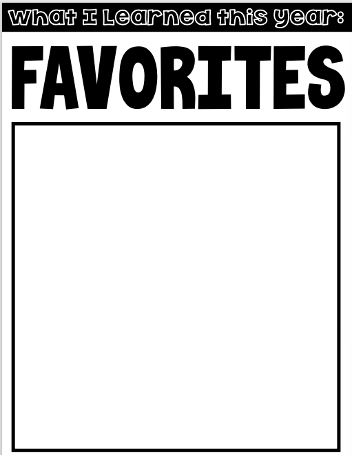 What I Have Learned from A-Z End of the Year Memory Book for ALL AGES ...