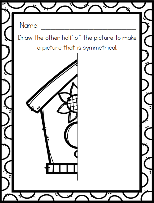 Fall Symmetry Activity - Back to School, Math Art, Station Rotation ...
