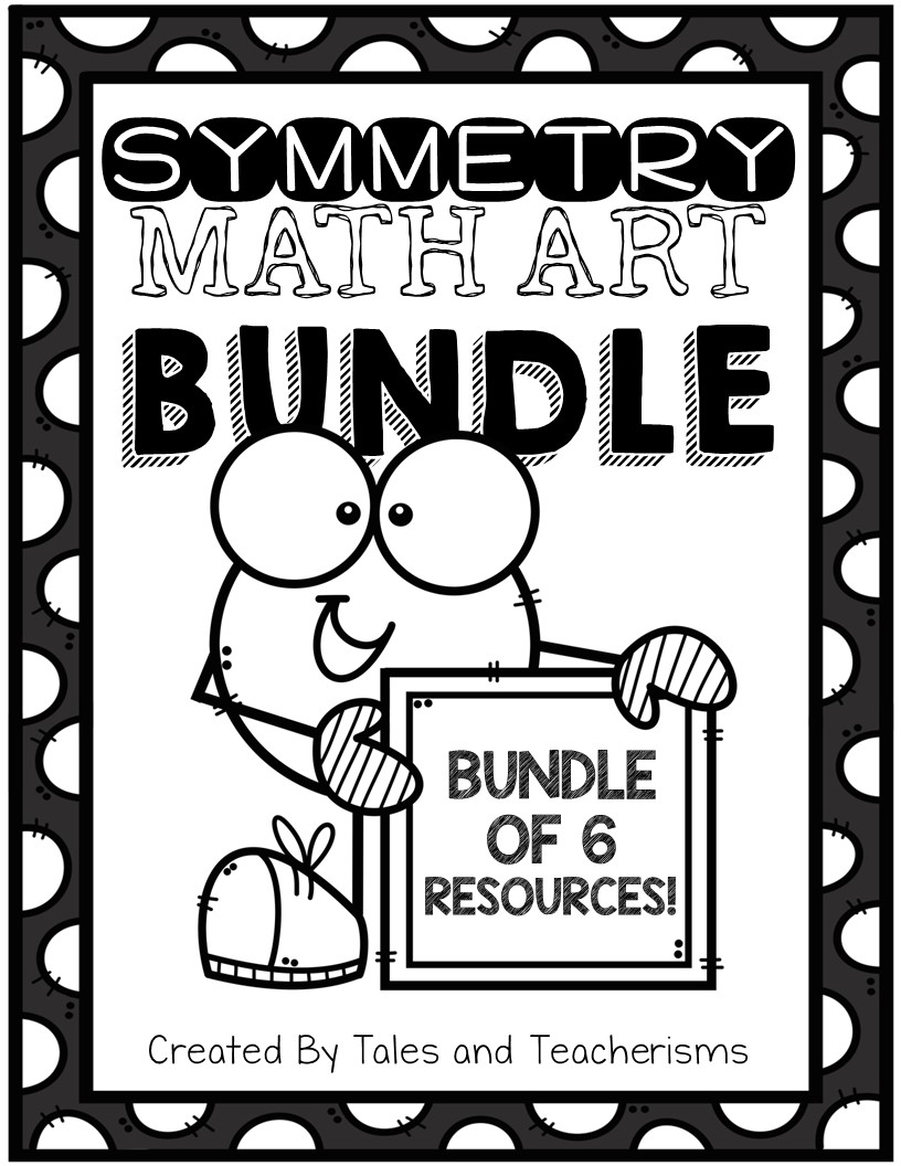 Symmetry Math Art Activities: BUNDLE for End of Year, Back to School ...