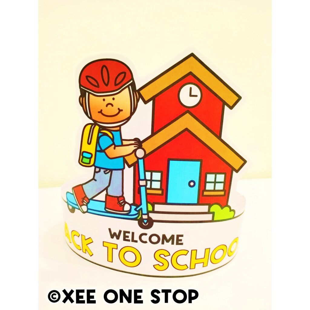 Welcome Back to School Crowns Hats Headband Craft First Day of School ...