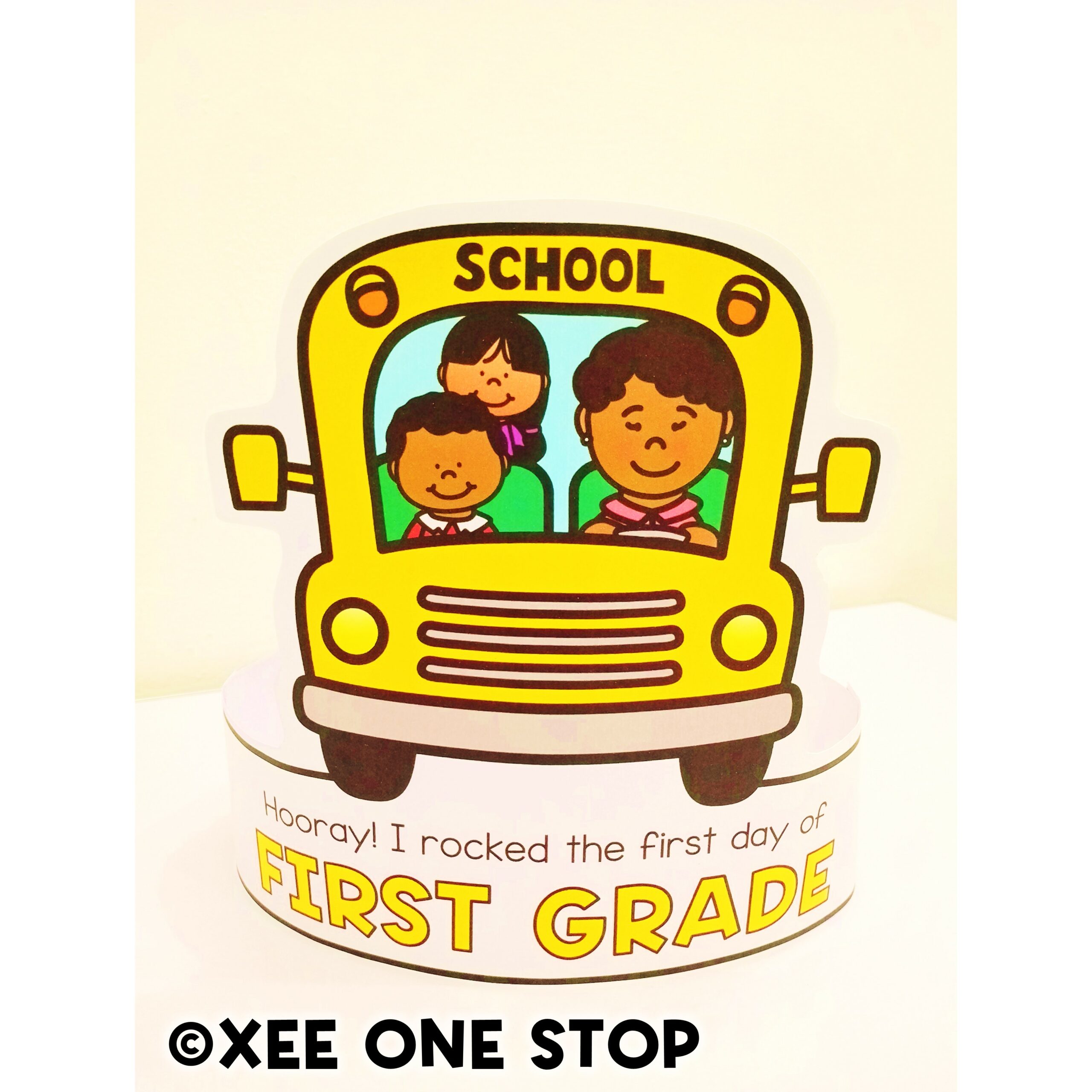 Welcome Back to School Crowns Hats Headband Craft First Day of School ...