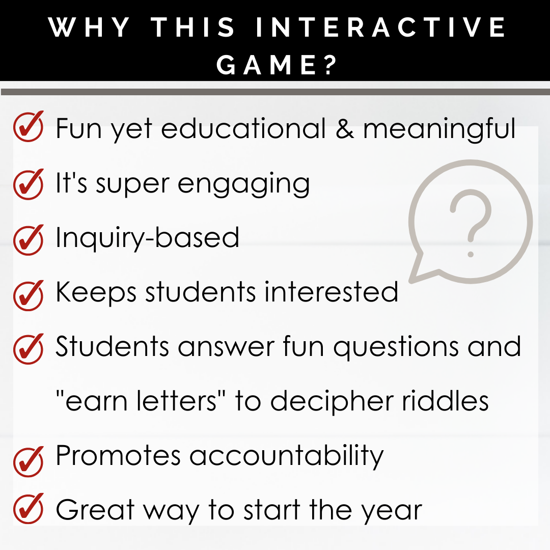 Back to school social studies trivia game on google slides: Fun facts ...