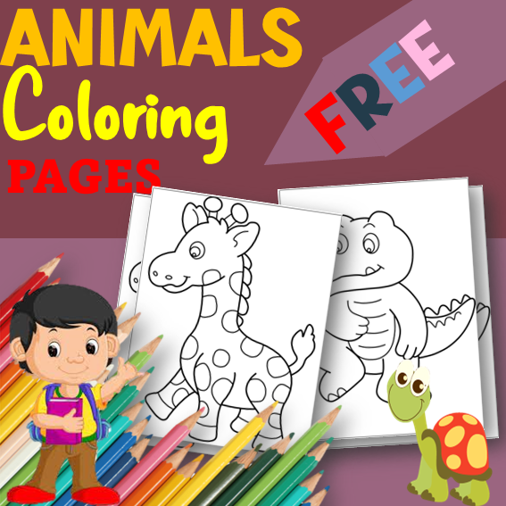 Color Your Way to the Wild Side: Free Animal Coloring Pages | Made By ...