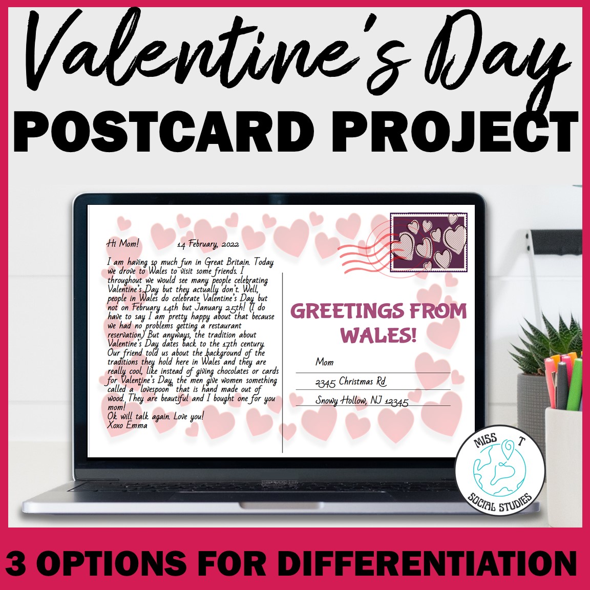 Social Studies Valentine's Day Around the World activities: Project ...
