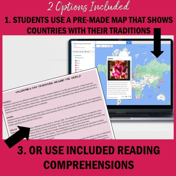 Social Studies Valentine's Day Traditions Around the World: Scavenger ...