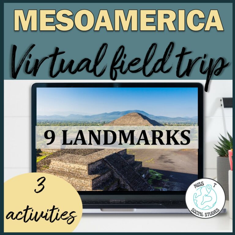 Mesoamerica Maya, Inca, Aztecs Virtual Field Trip with Interactive Map ...