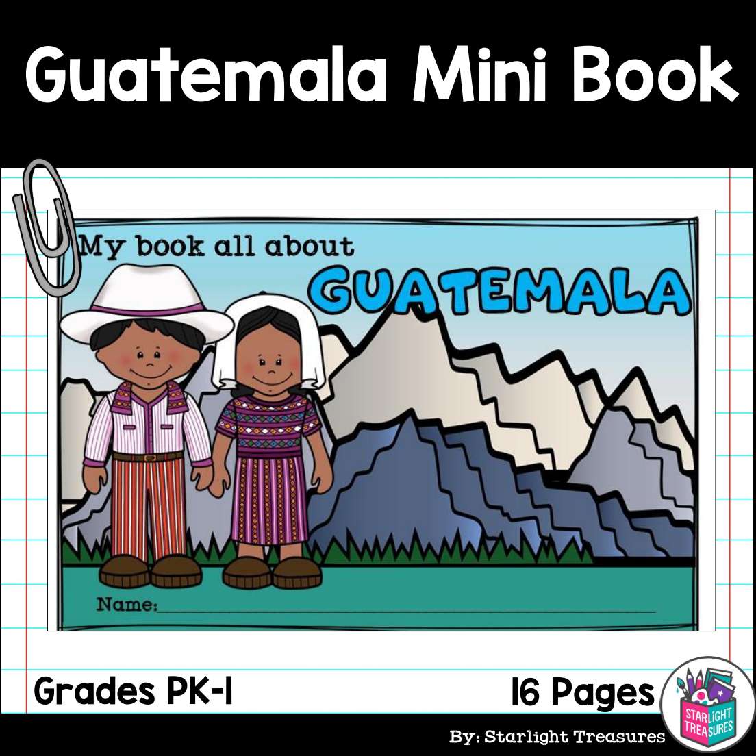 Guatemala Mini Book for Early Readers - A Country Study | Made By Teachers