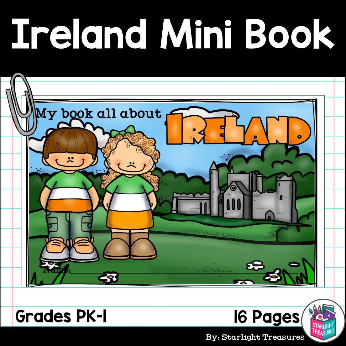 Ireland Mini Book for Early Readers - A Country Study | Made By Teachers