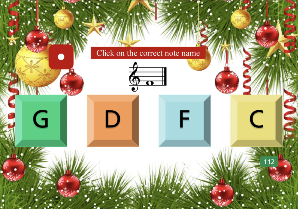 Christmas Andante Music Digital Board Game UK | Made By Teachers