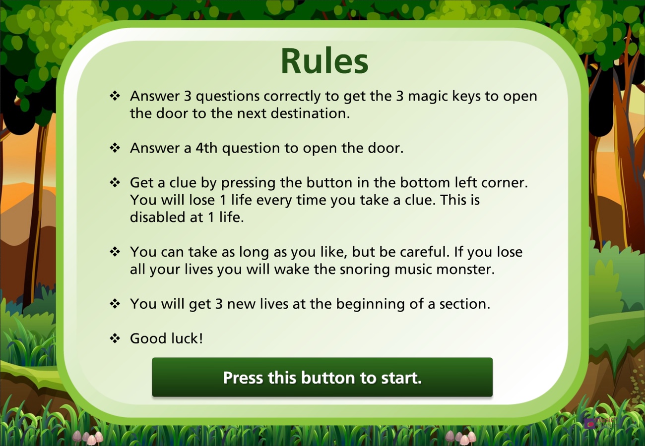 Don’t Wake the Musical Instrument Monsters Interactive Game UK and US ...