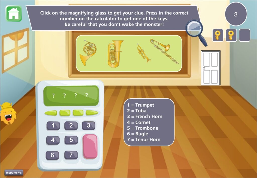 Don’t Wake the Musical Instrument Monsters Interactive Game UK and US ...