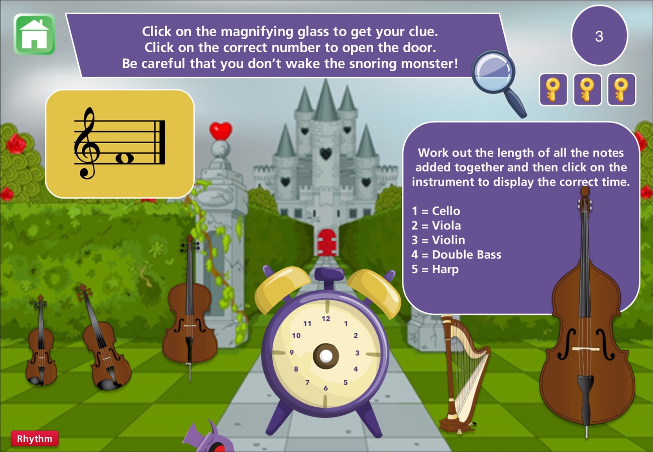 Don’t Wake the Musical Instrument Monsters Interactive Game UK and US ...