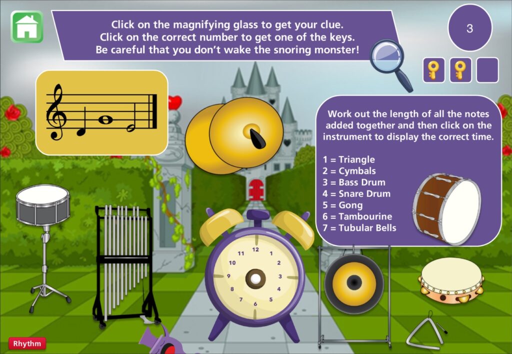 Don’t Wake the Musical Instrument Monsters Interactive Game UK and US ...