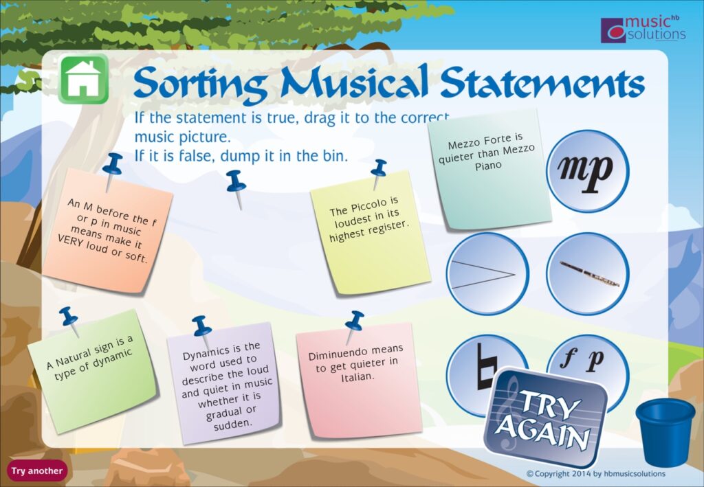 Dynamics Music Interactive Games - Made By Teachers