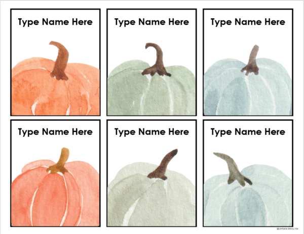 Bulletin Board or Door Display Pumpkin Fall Halloween Theme | Made By ...