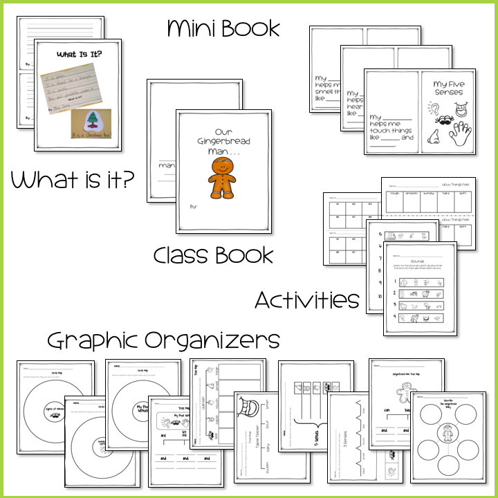 5 Senses with the Gingerbread Man | Made By Teachers