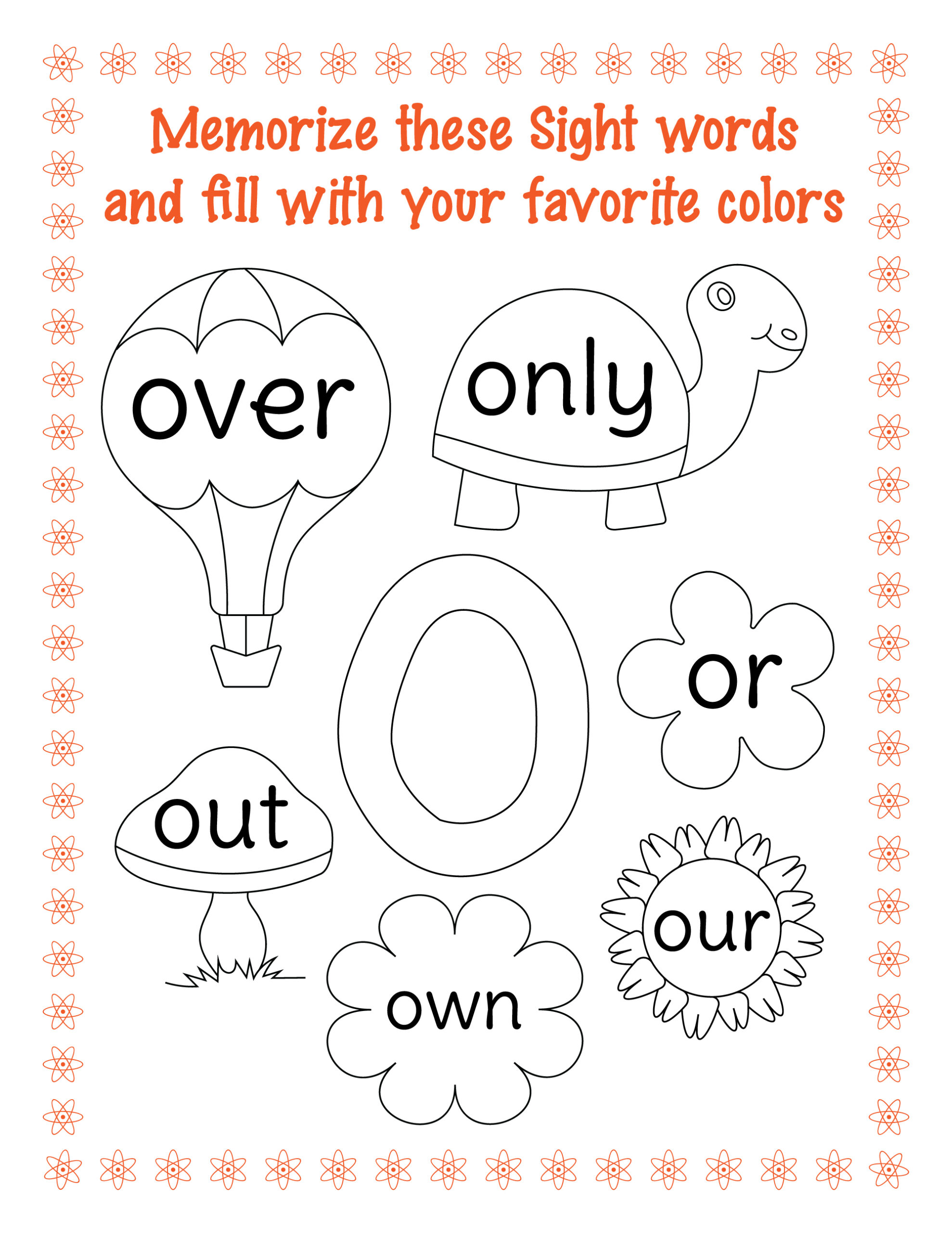 🎨🌈 Color Your Way Through the Alphabet with A-Z Alphabet Sight Words ...