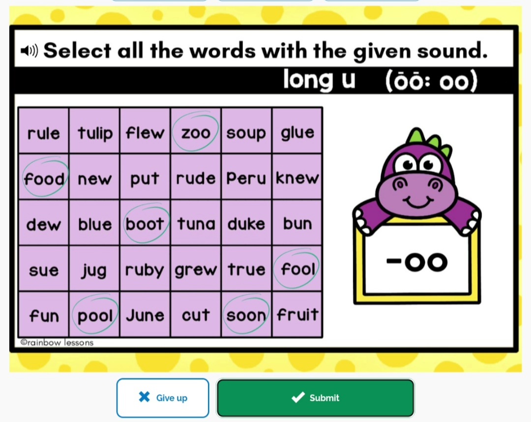 Long Vowels Review Boom Cards | Long Vowel Games | Long Vowel Sort ...