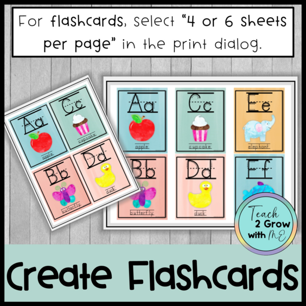 Alphabet Posters Boho Rainbow Classroom Decor | Made By Teachers