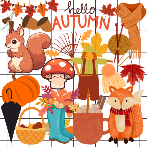 {Leaves, Things, Buddies, Pumpkin Patch }Fall & Autumn Clip Art Set ...