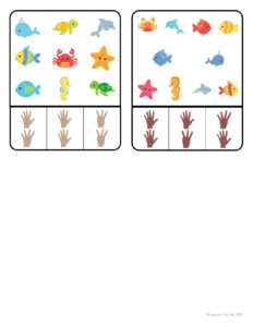 Ocean Animals Count and Clip Cards - Made By Teachers