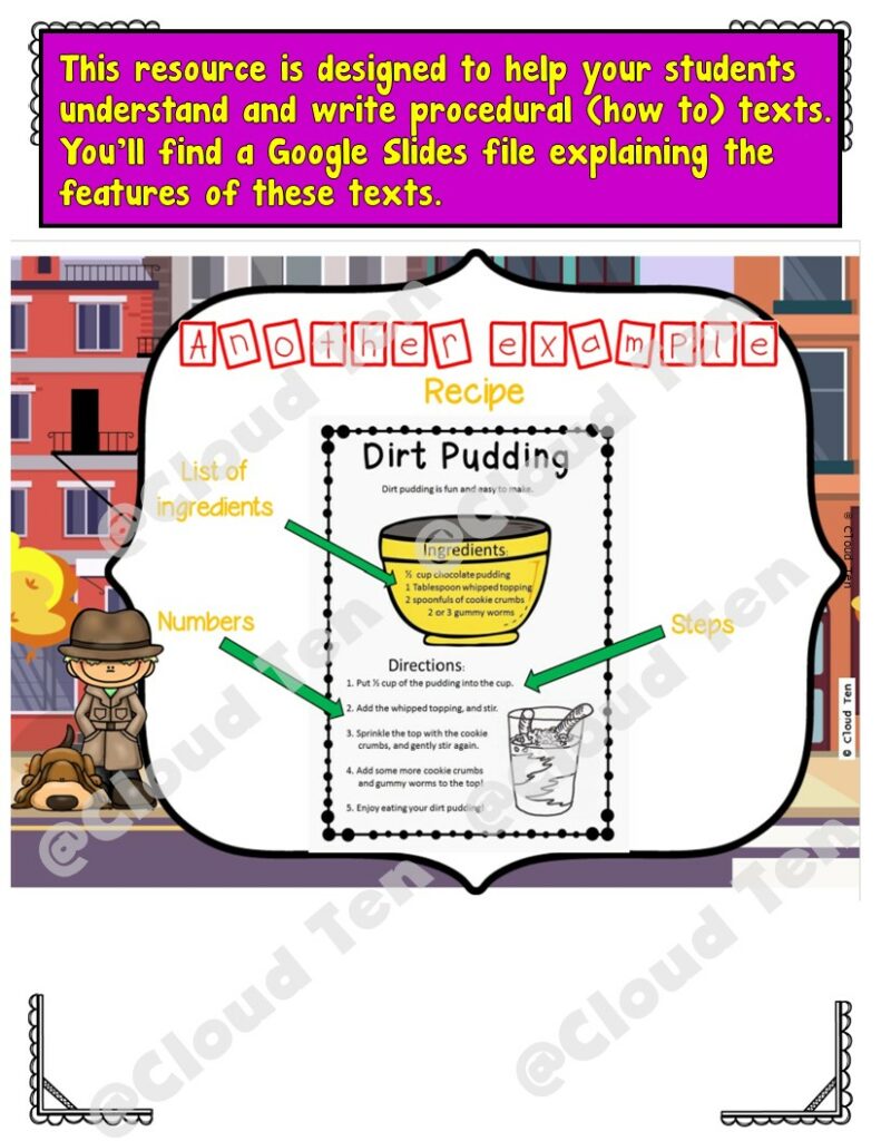 Procedural Texts in Google Slides™ | Made By Teachers