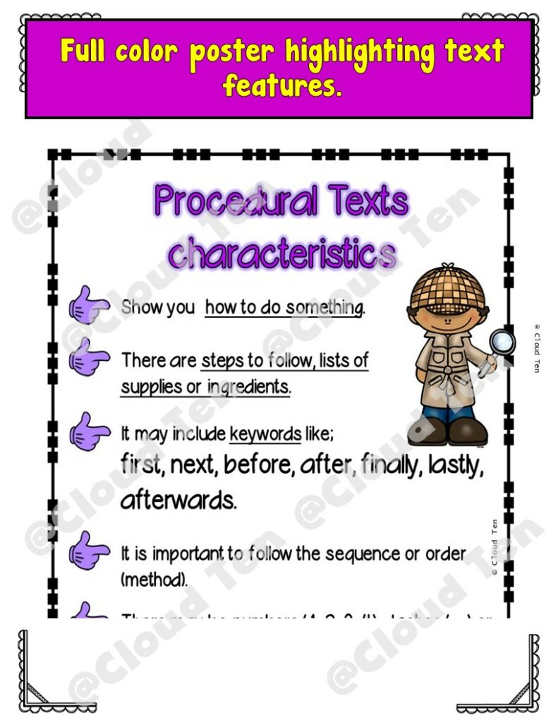 Procedural Texts in Google Slides™ | Made By Teachers