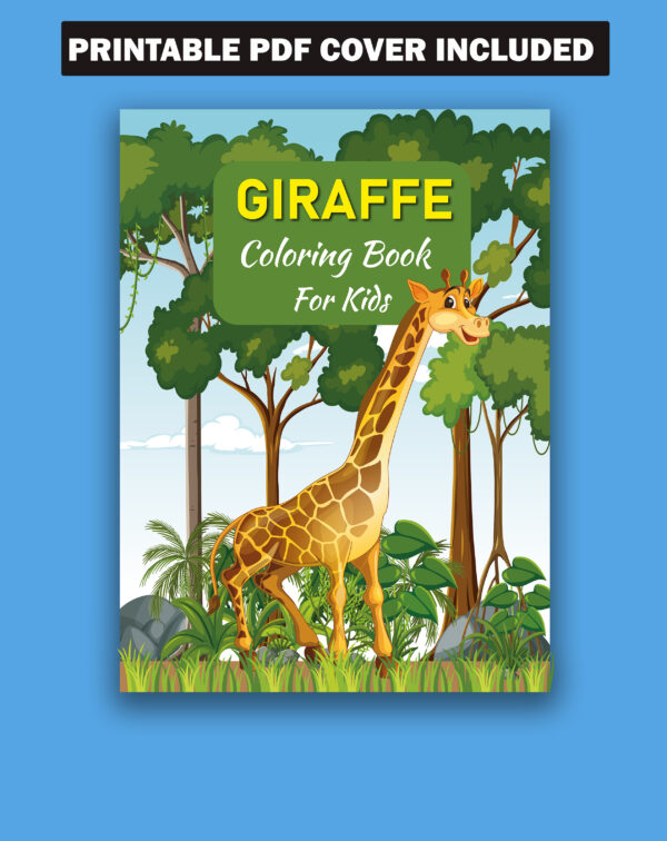 Giraffe Coloring Book For Kids Ages 4-8 : Fun And Cute Giraffes ...