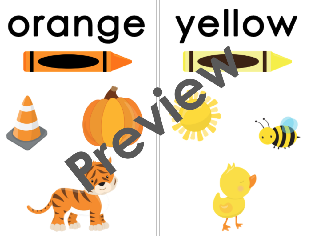 Color Word Posters - Made By Teachers