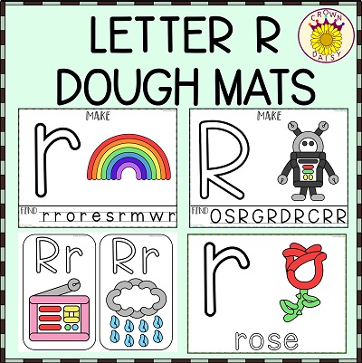 Letter R Alphabet Playdough Mats and Cards | Made By Teachers